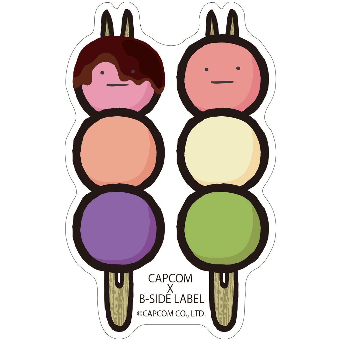Capcom x B-Side Label Sticker Monster Hunter - Usa-dango
