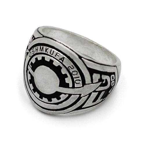 Steins; Gate - Labomen Badge Style Ring (M Size)