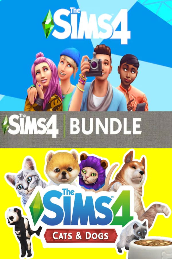 The Sims 4 plus Cats & Dogs Bundle digital for XONE, Xbox One S, XONE X ...
