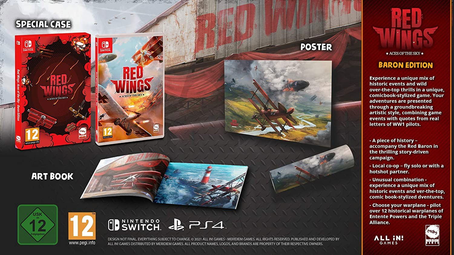 Red Wings: Aces of the Sky [Baron Edition] for Nintendo Switch ...