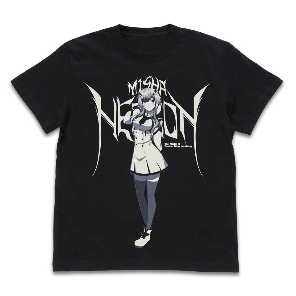 The Misfit Of Demon King Academy - Misha Necron T-shirt Black (M Size)