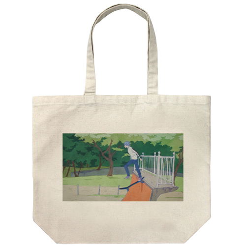 SK∞ SK8: Langa Full Color Large Tote Bag Natural