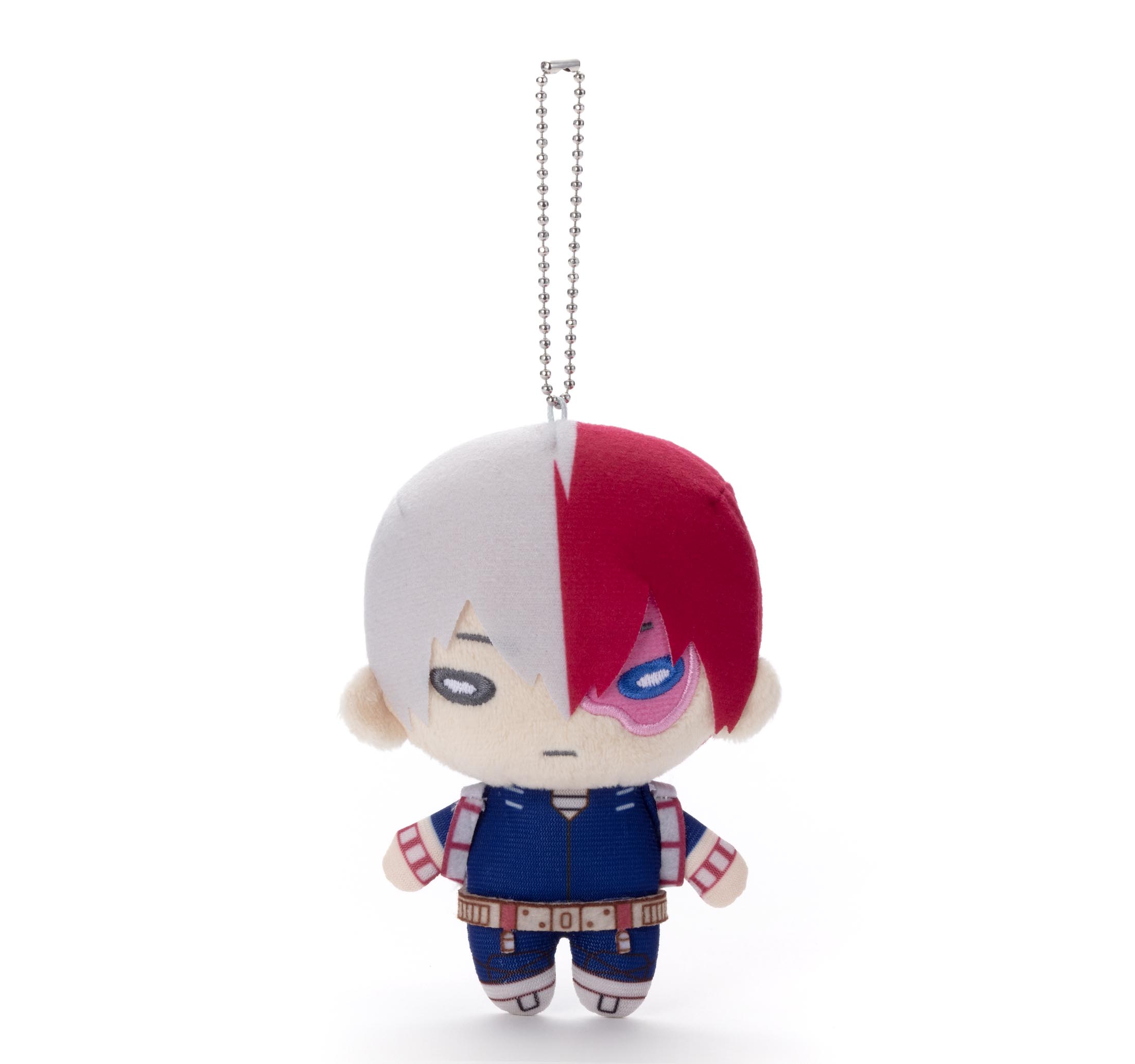 Nitotan My Hero Academia New Costume Plush with Ball Chain Todoroki Shoto
