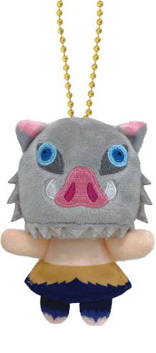 Demon Slayer: Kimetsu no Yaiba Plush Keychain: Hashibira Inosuke