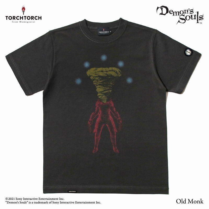 Demon's Souls Torch Torch T-shirt Collection: Yellow Robe Ink Black (XL ...