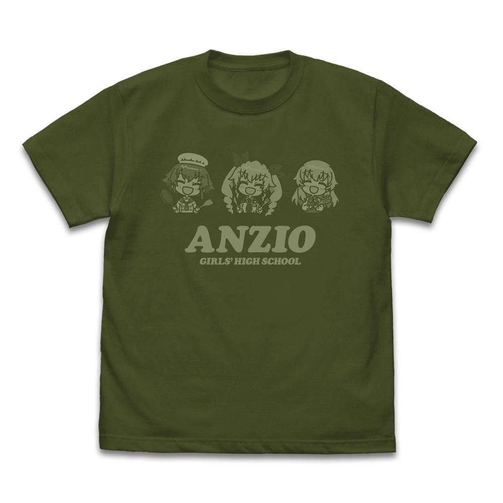 Girls Und Panzer Das Finale - Anzio High School T-shirt Moss (S Size)
