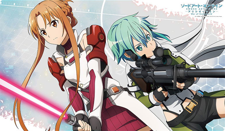 Sword Art Online Alicization Rubber Mat: Asuna & Sinon