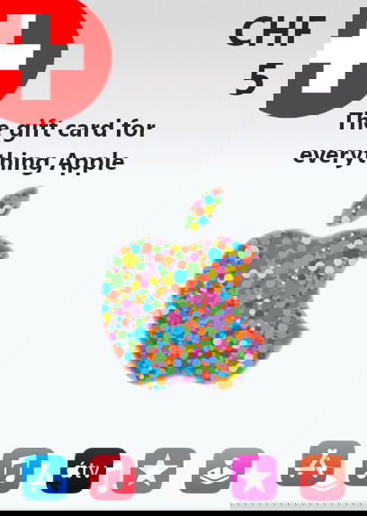 Apple Gift Card 5 CHF | Switzerland Account digital