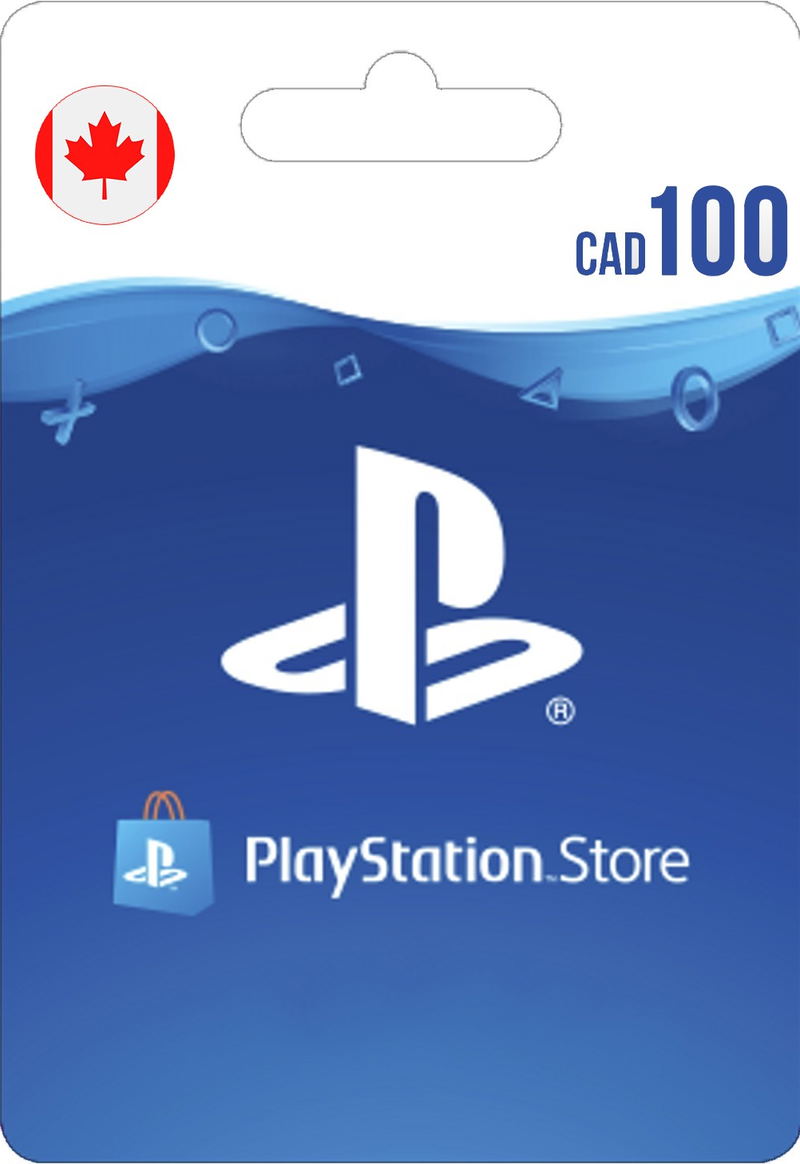 PSN Card 100 CAD | Playstation Network Canada digital for PS4, PSVR ...