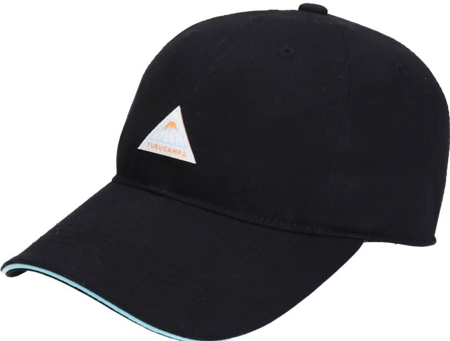 Yuru Camp - Kurihara Hat Cotton Twill 6P Cap 01 Black