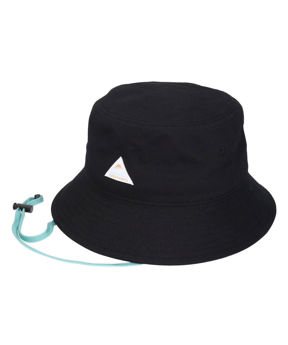 Yuru Camp - Kurihara Hat Cotton Twill Bucket Hat 01 Black