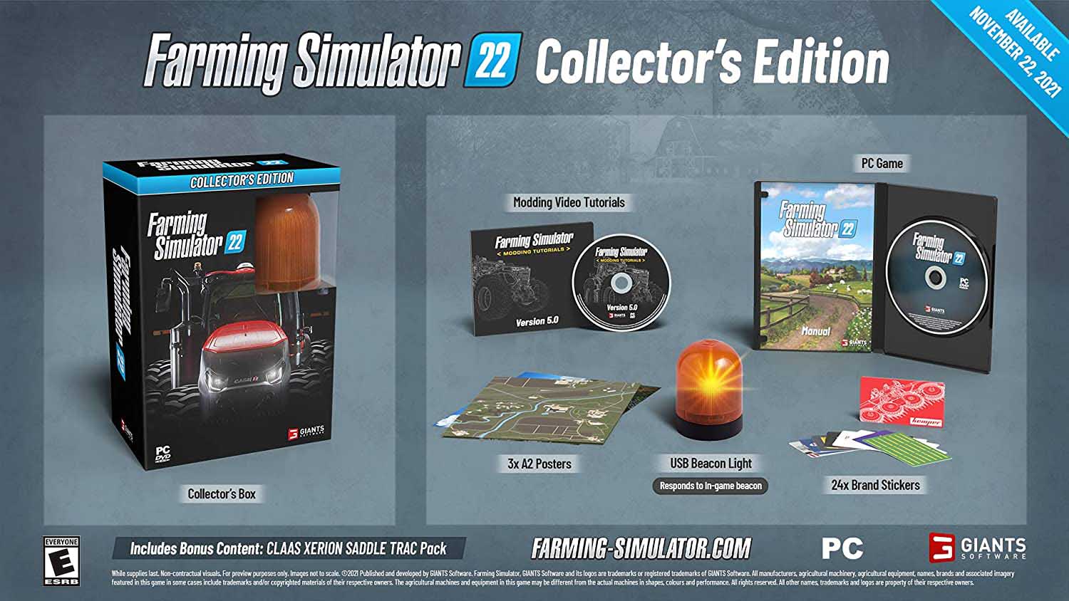 Farming Simulator 22 (DVD-ROM) [Collector's Edition] for Windows