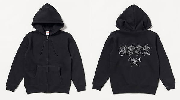 Monster Hunter Rise - Happy Hunter Line Art Hoodie (S Size)