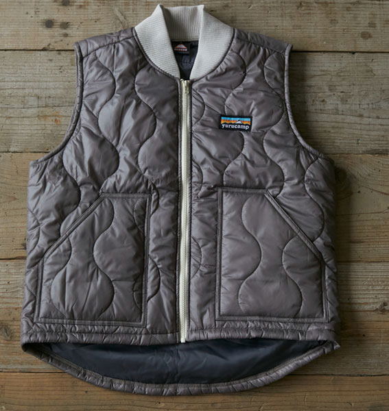 Yuru Camp - Mount Fuji Logo Quilting Vest (XL Size)