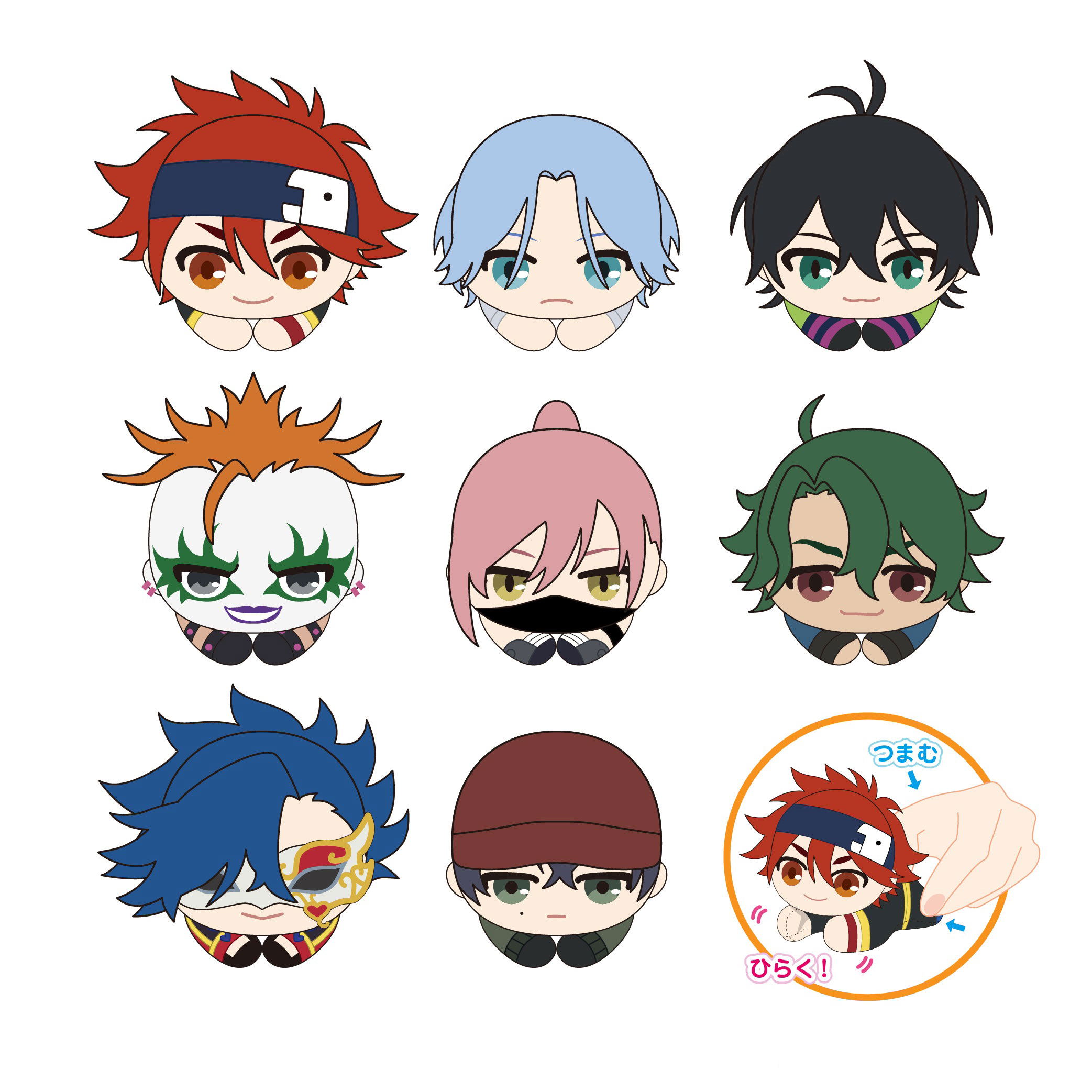 SK8 The Infinity Hug x Character Collection: SE-02 (Set of 8 pieces)