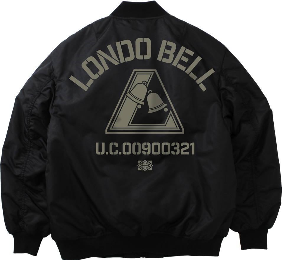 Mobile Suit Gundam Unicorn: Londo Bell MA-1 Jacket Black (M Size)