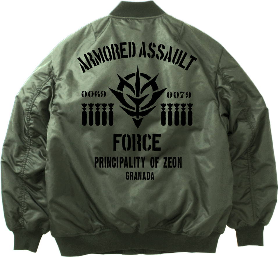 Mobile Suit Gundam: Zeon Mobile Assault Force MA-1 Jacket Moss (M Size)