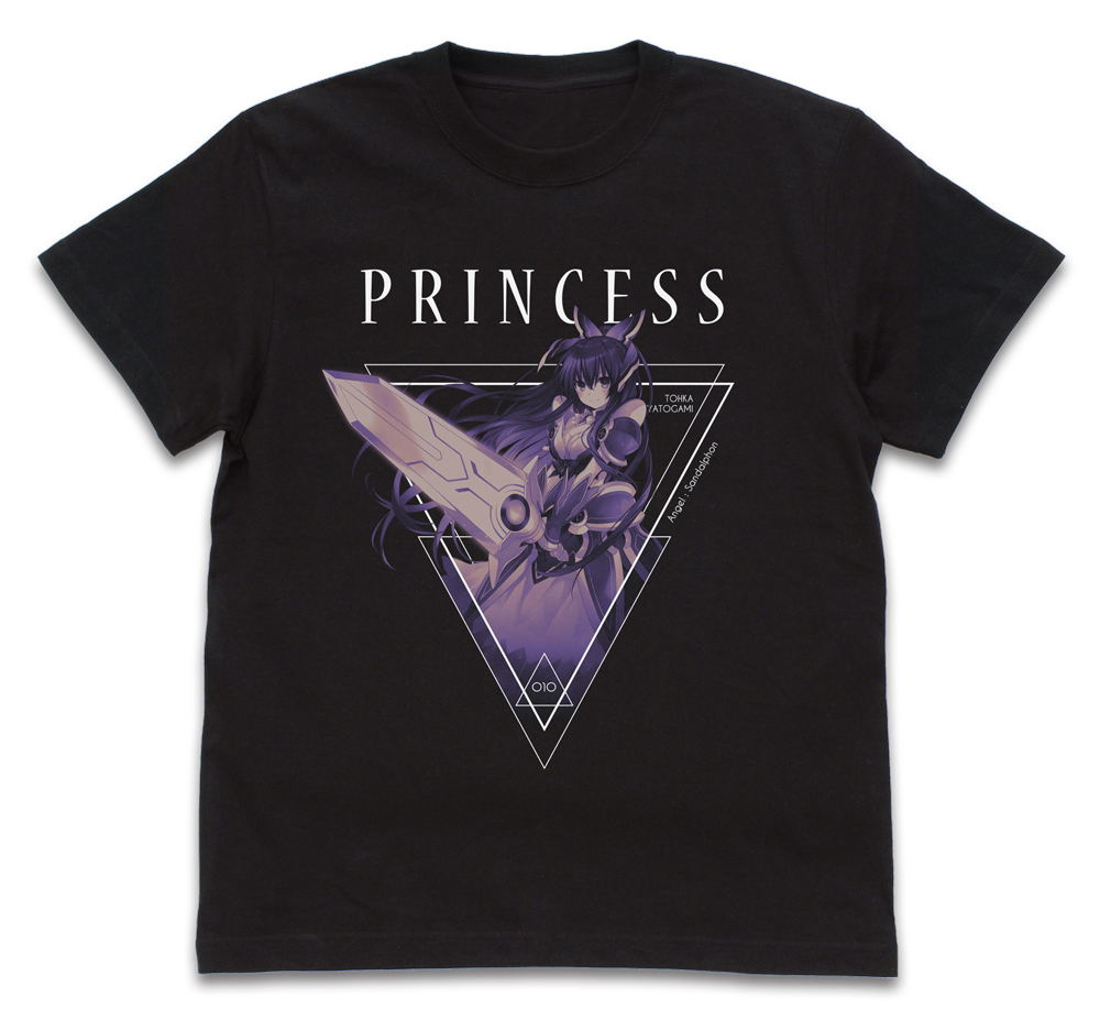 Date A Live Light Novel Version Princess - Tohka Yatogami T-shirt Black ...