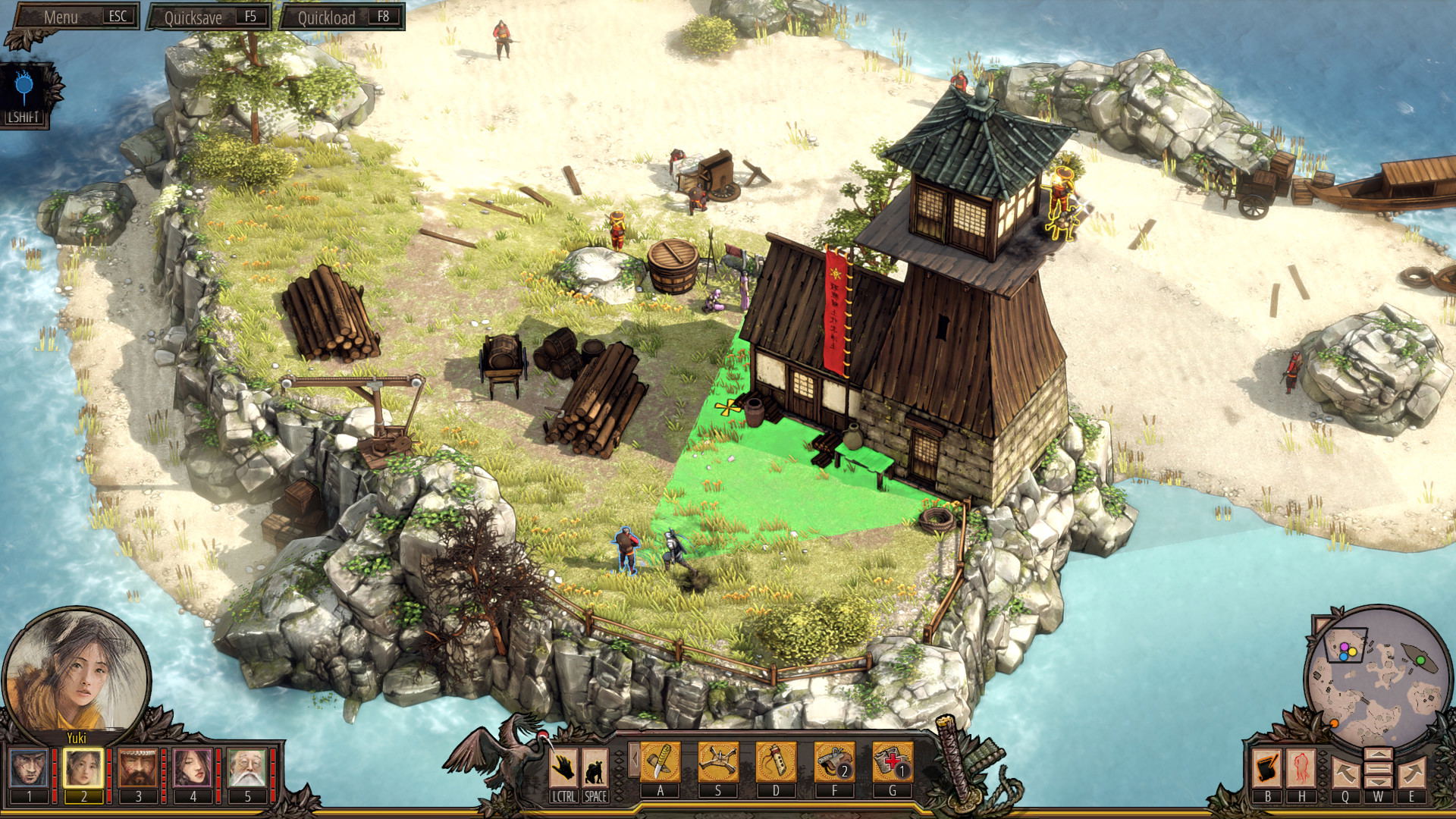 Shadow Tactics: Blades of the Shogun - Aiko's Choice STEAM digital 適用於 ...