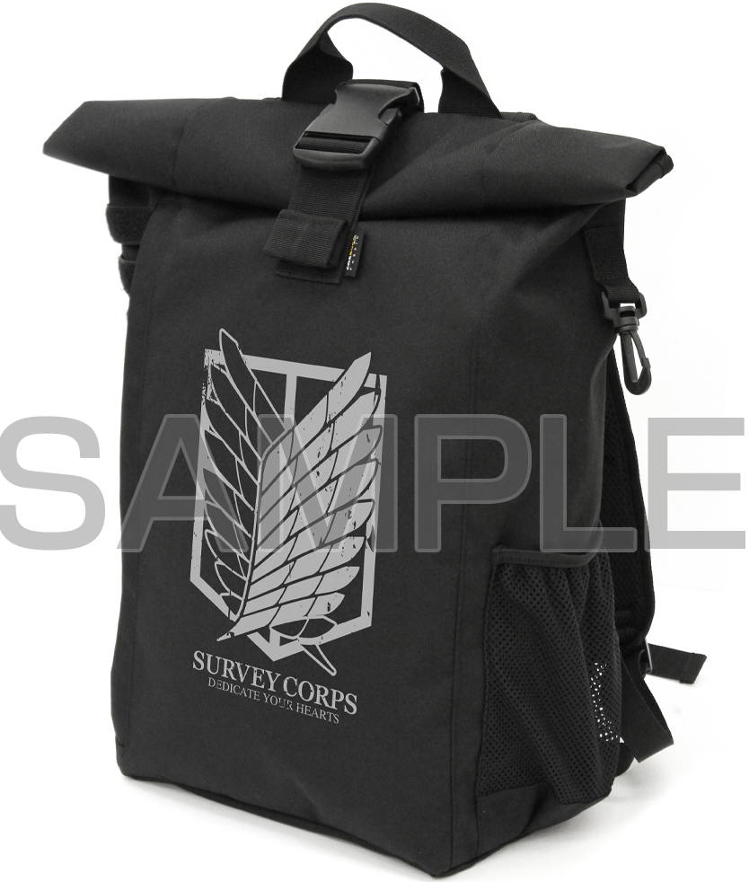 Attack On Titan Survey Corps Roll Top Backpack