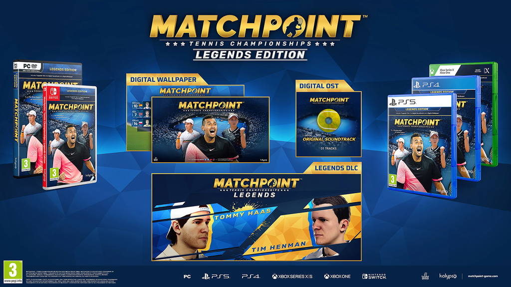 Matchpoint: Tennis Championships [Legends Edition] for PlayStation 4