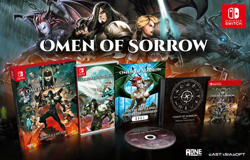 Omen of Sorrow [Limited Edition] LE PLAY EXCLUSIVES for Nintendo Switch ...