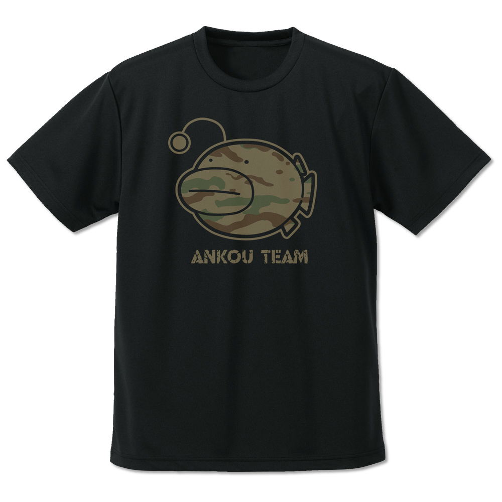 Girls Und Panzer Das Finale - Ankou Team Dry T-shirt Black (XL Size)