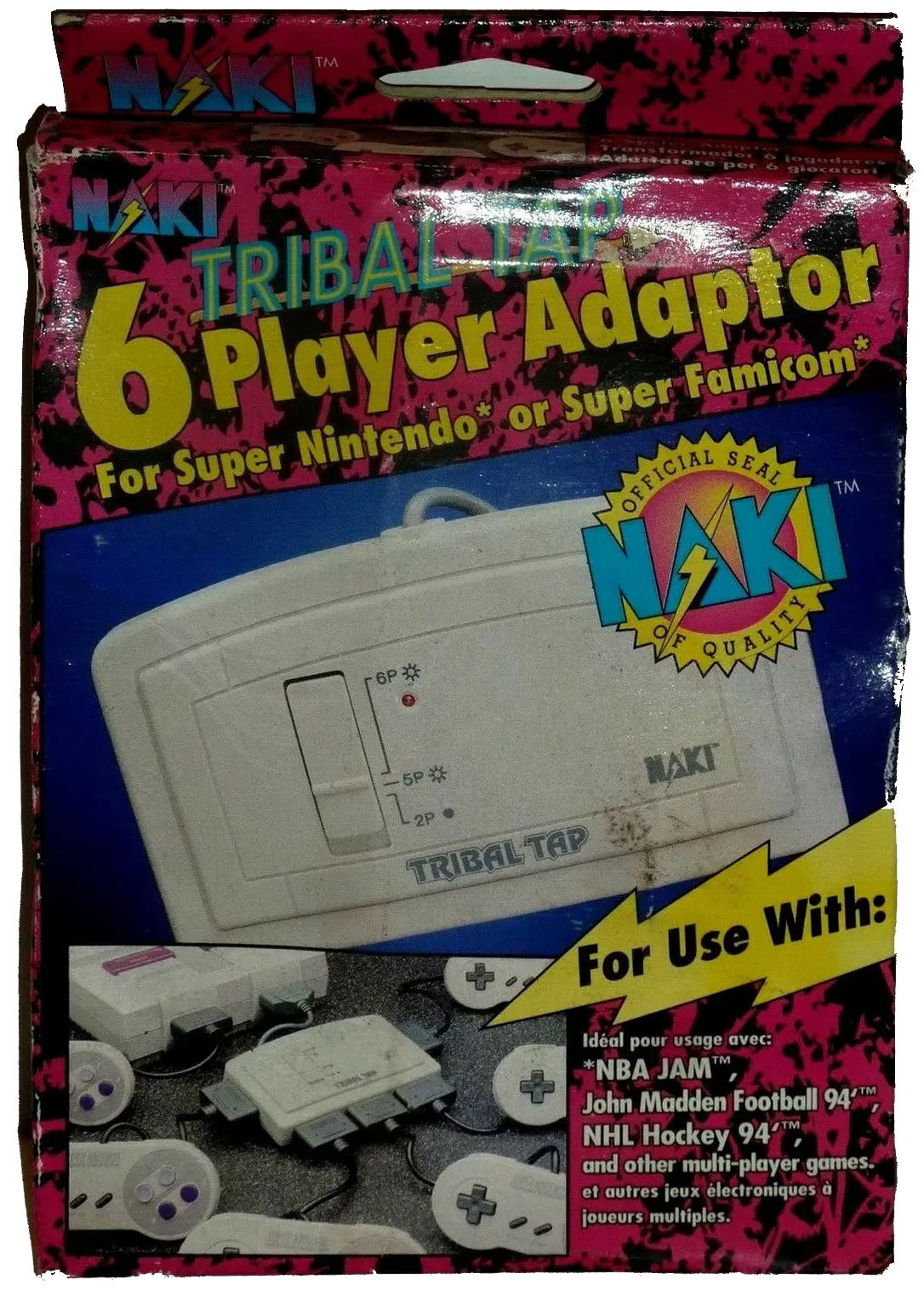 Tribal Tap-6 Player Adapter for SNES / Super Famicom for Super Famicom ...