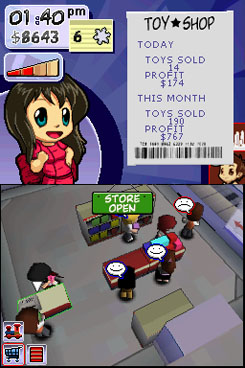 Toy Shop Tycoon for Nintendo DS