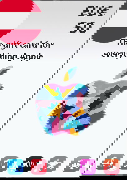 Apple Gift Card 50 EUR | Austria Account digital