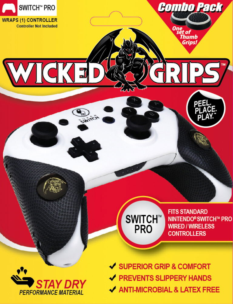 Wicked-Grips for Nintendo Switch (Combo Pack) for Nintendo Switch ...