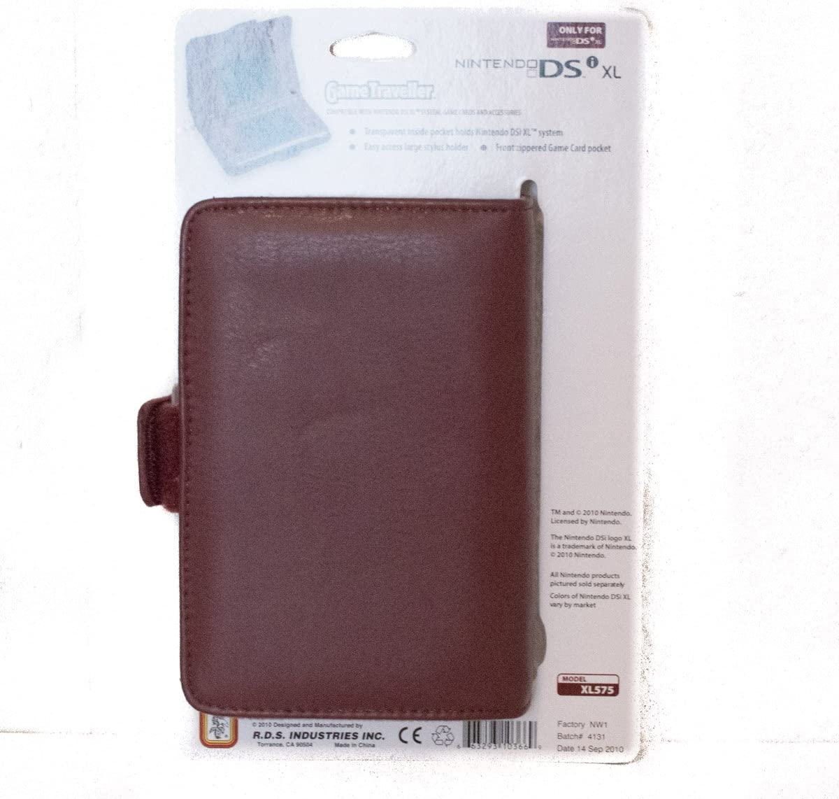 DSi XL Game Traveller Leather Carry Case for Nintendo DS