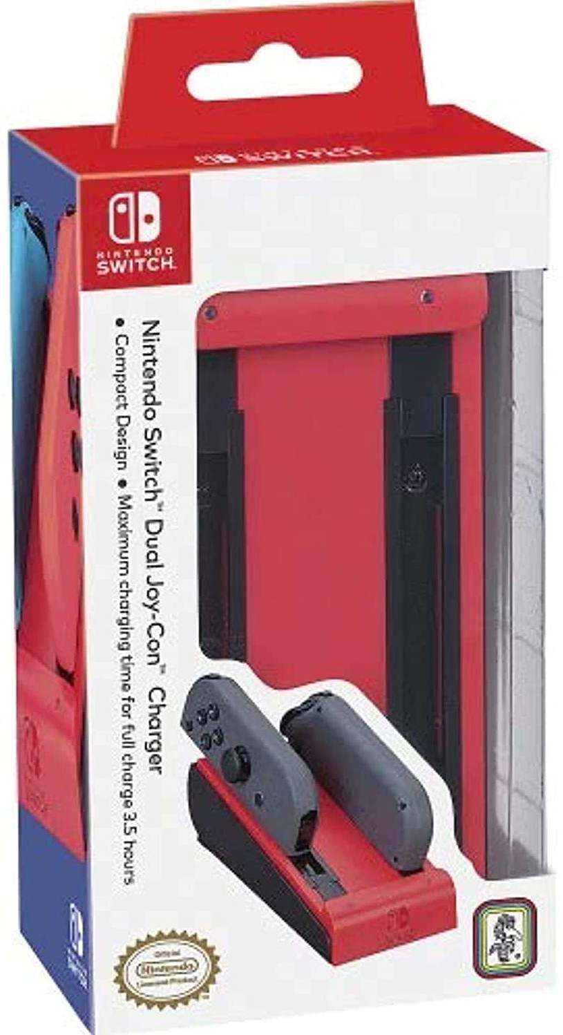 Dual Joy-Con Charger for Nintendo Switch (Red) for Nintendo Switch
