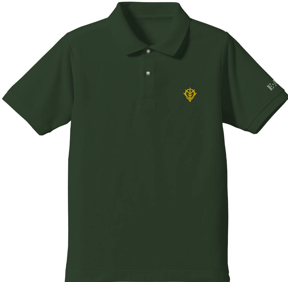 Mobile Suit Gundam - Earth Attack Force Embroidery Polo Shirt British ...