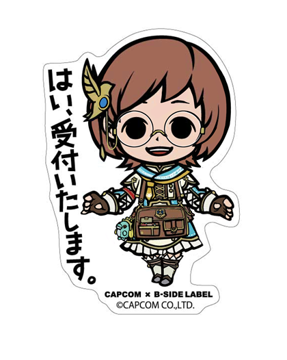 Capcom x B-Side Label Sticker Monster Hunter Chichae