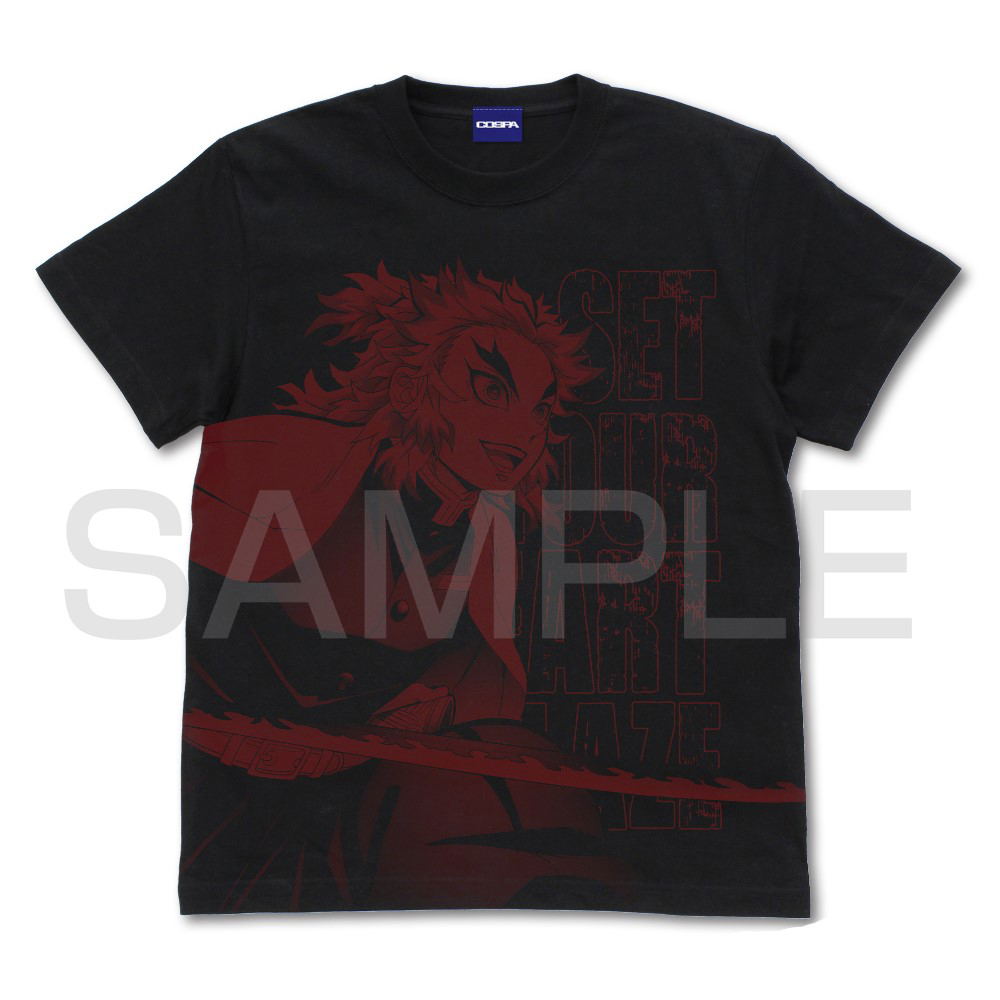 Demon Slayer: Kimetsu no Yaiba - Kyojuro Rengoku All Print T-shirt ...
