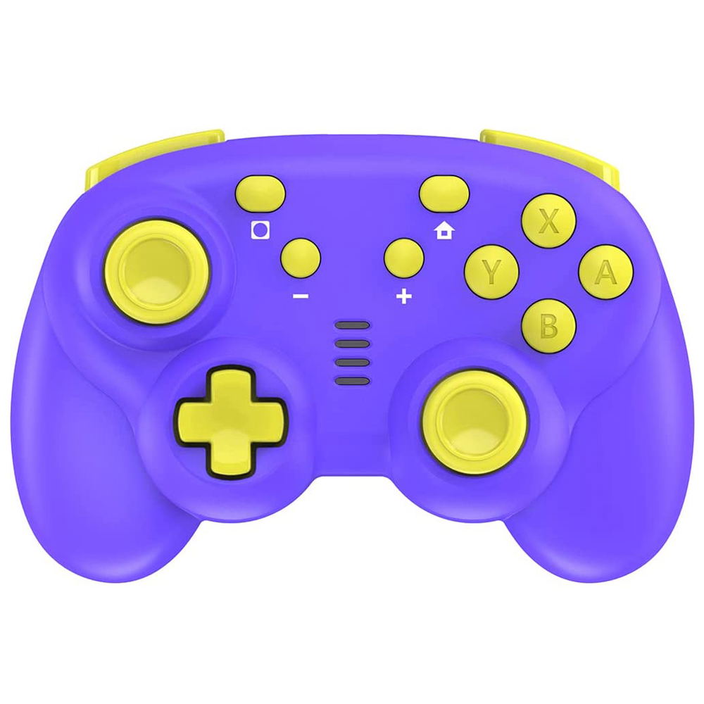 Cyber Gadget Gyro Mini Wireless Controller (Purple x Yellow) for ...