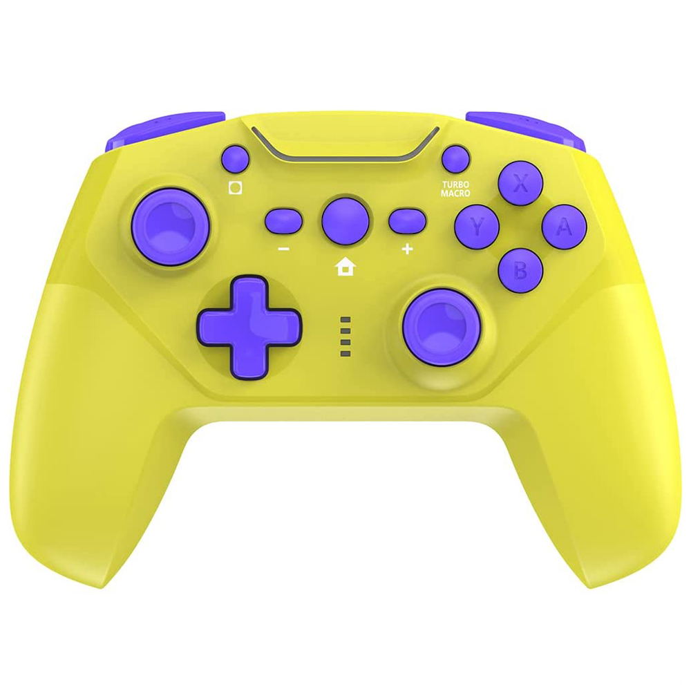 CYBER · Gyro Wireless Controller for Nintendo Switch (Yellow x Purple ...