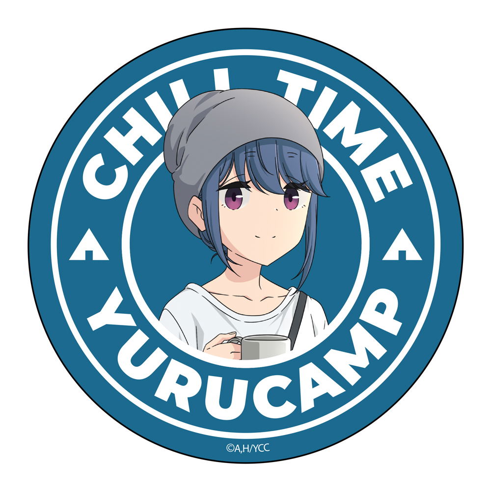 Yuru Camp Rin Shima Chill Time Sticker