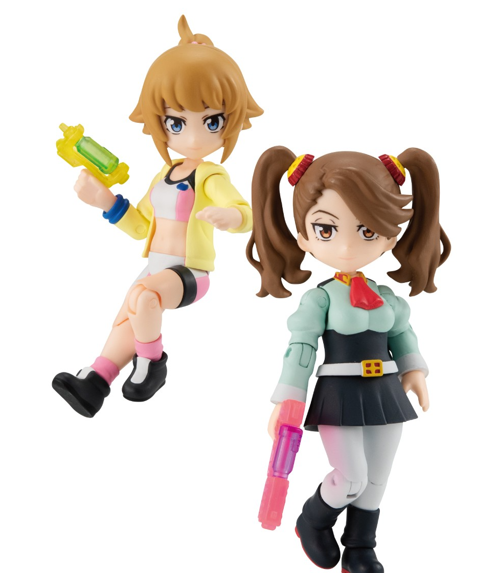 Aqua Shooters! Gundam Build Fighters Try: Fumina & Gyanko Set (Set of 2 ...