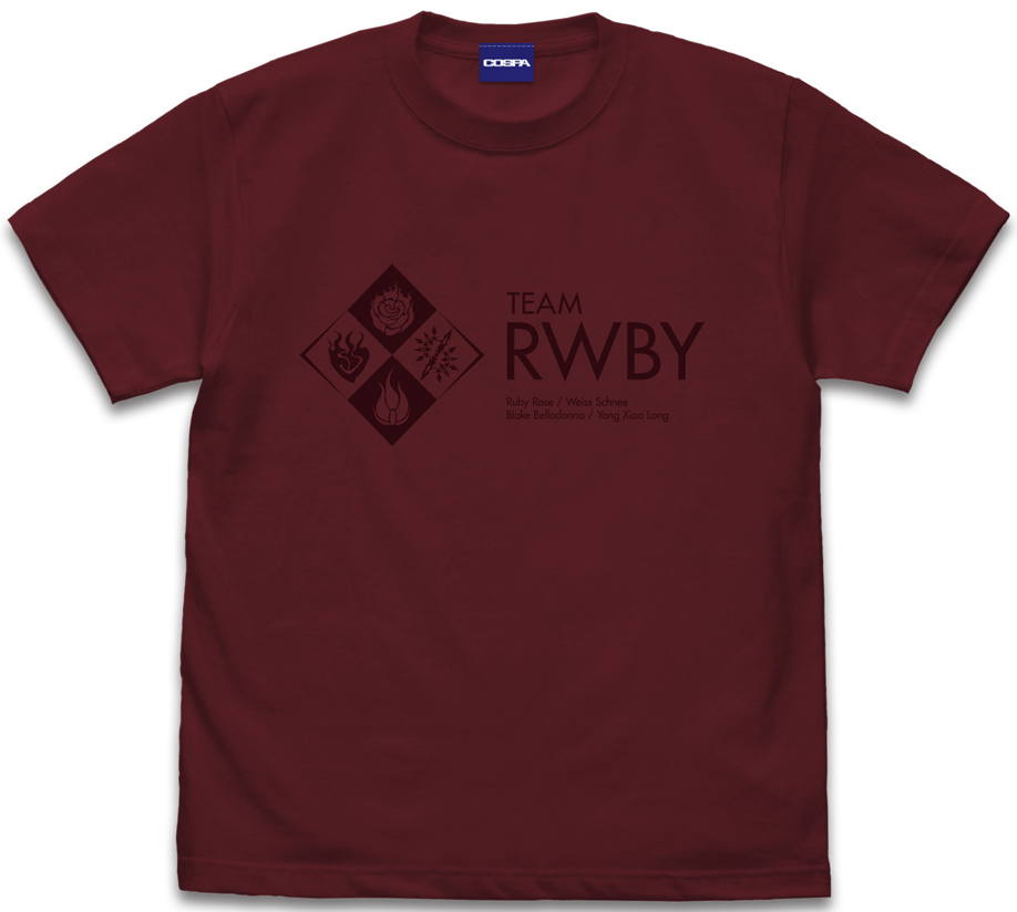RWBY: Ice Queendom - Team RWBY T-Shirt (Burgundy | Size XL)