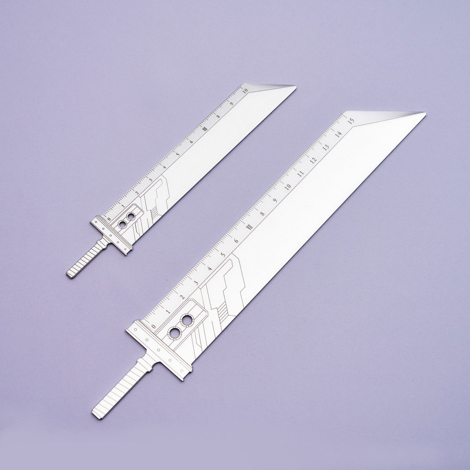 Final Fantasy VII Remake: Buster Sword Metal Ruler Set