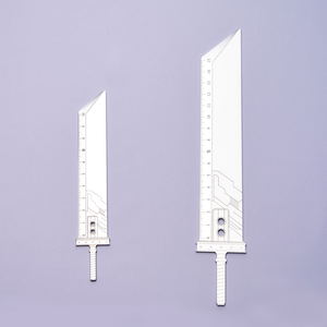 Final Fantasy VII Remake: Buster Sword Metal Ruler Set