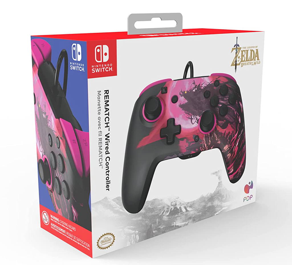 PDP Rematch Wired Controller for Nintendo Switch (Calamity Ganon) for ...