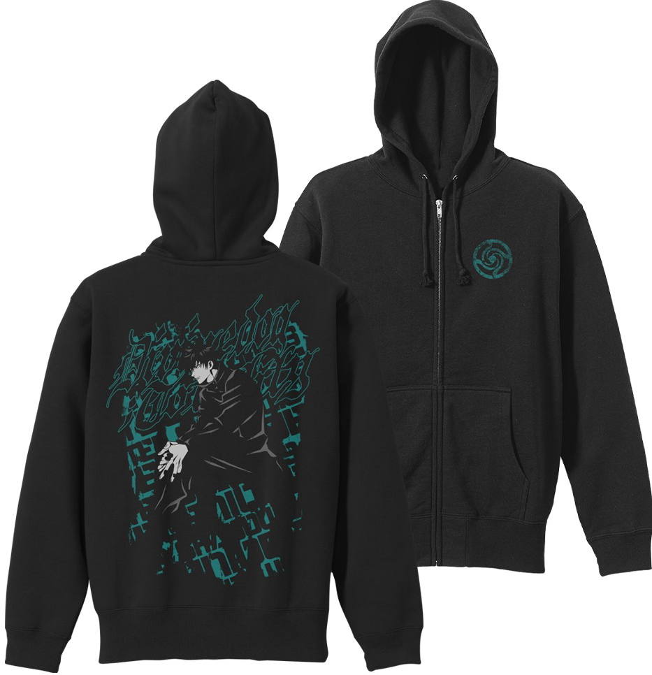 Jujutsu Kaisen - Megumi Fushiguro Zip Hoodie (Black | Size M)
