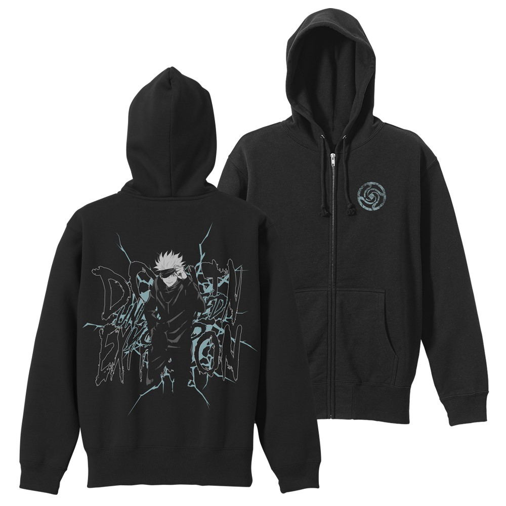 Jujutsu Kaisen - Satoru Gojo Zip Hoodie (Black | Size S)
