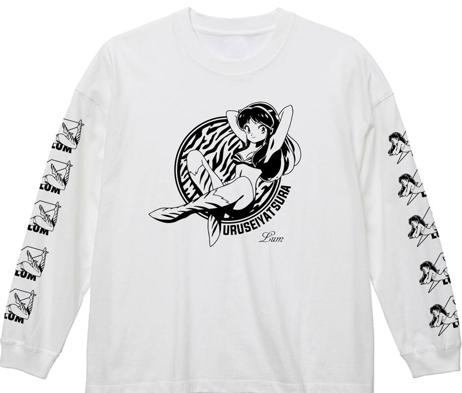 Urusei Yatsura Anime Ver. - Lum Big Silhouette Long Sleeve T-Shirt ...