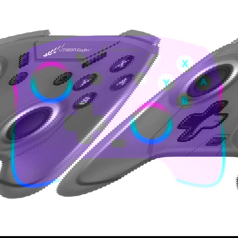 CYBER・Gaming Wireless Controller Mini HG for Nintendo Switch (Violet ...