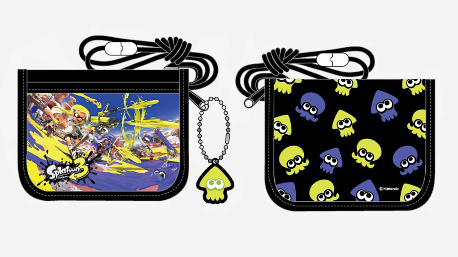 Splatoon 3 RF Wallet Black SPT-983-BK