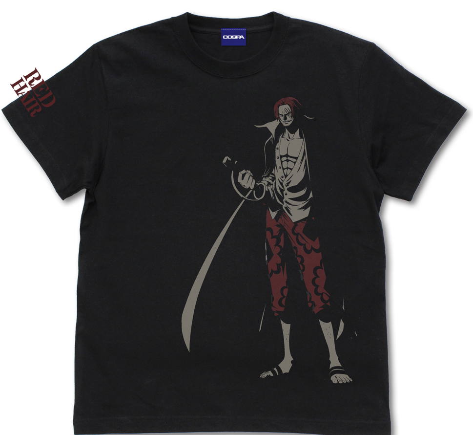 One Piece Film: Red Movie Version - Shanks T-Shirt (Black | Size S)
